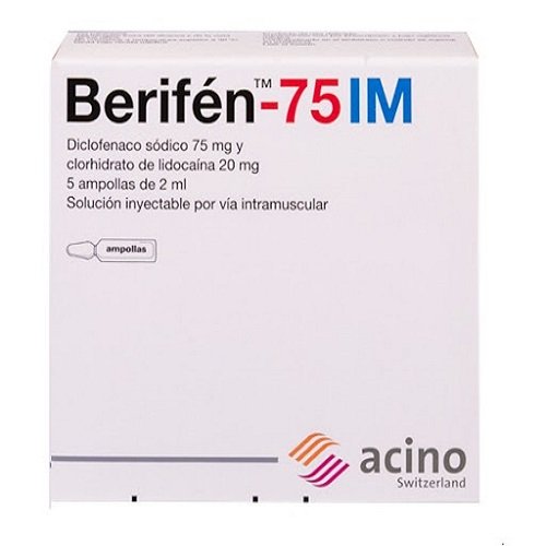 BERIFÉN 75 IM AMP. C/U - Farmacia PharmAhorro