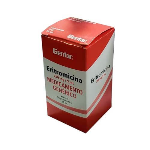 ERITROMICINA 250MG/5ML SUSP. 60 ML - Farmacia PharmAhorro ERITROMICINA 250MG/5ML SUSP. 60 ML - Farmacia PharmAhorro