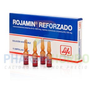 ROJAMIN REFORZADO 1000MCG X1ML - Farmacia PharmAhorro